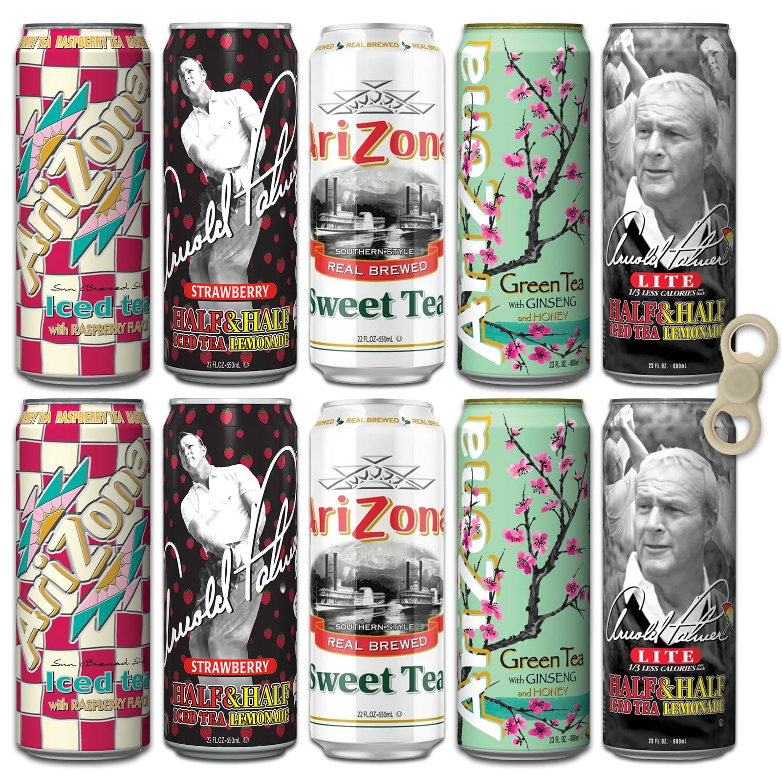 Buy ArizonaTea Cans Variety Pack - Bundle with 10 Arizona Tea Cans ...