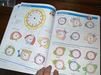Amazon.com: School Zone - Time, Money & Fractions Workbook - 32 Pages ...