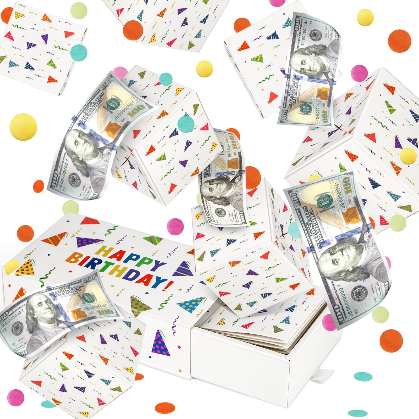 Giftota Surprise Money Pop Up Gift Box, Birthday Money Gift Box ...