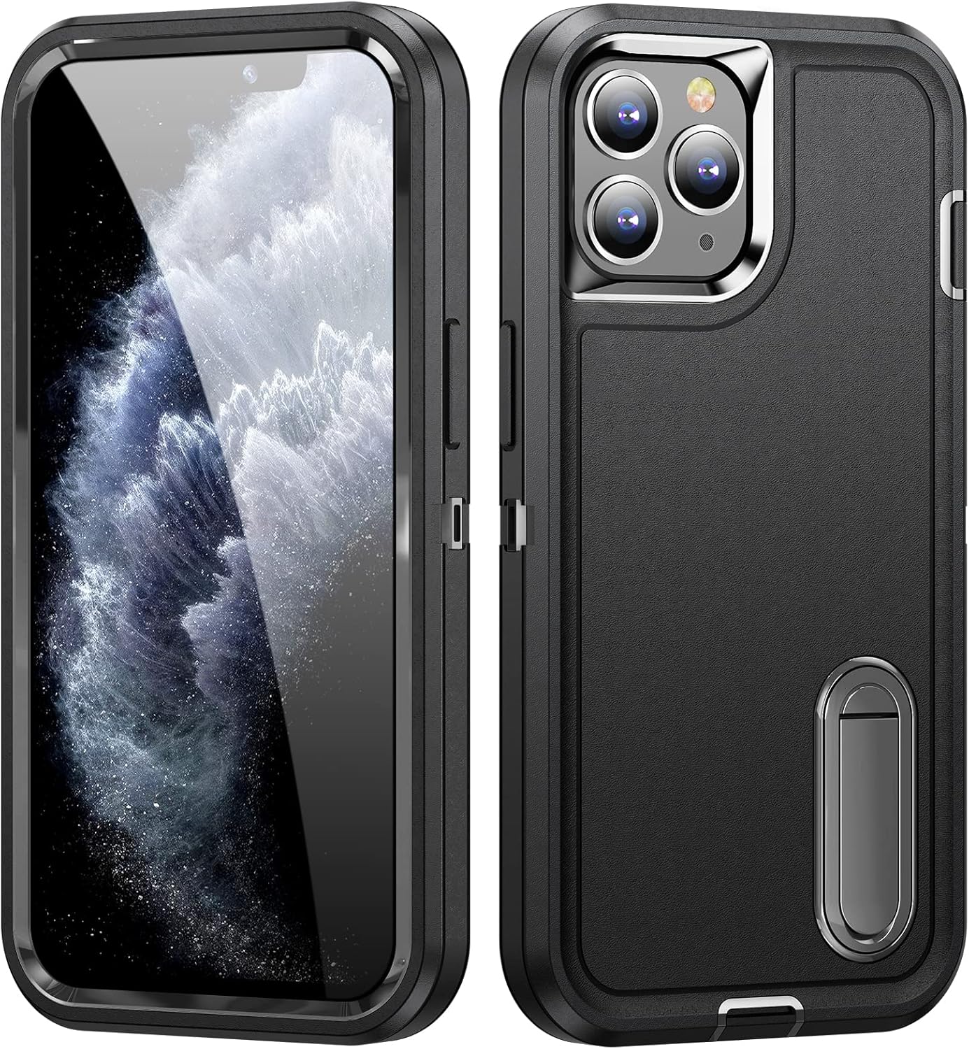 Shockproof Case for iPhone 11 Pro Max Case with Kickstand,Military ...