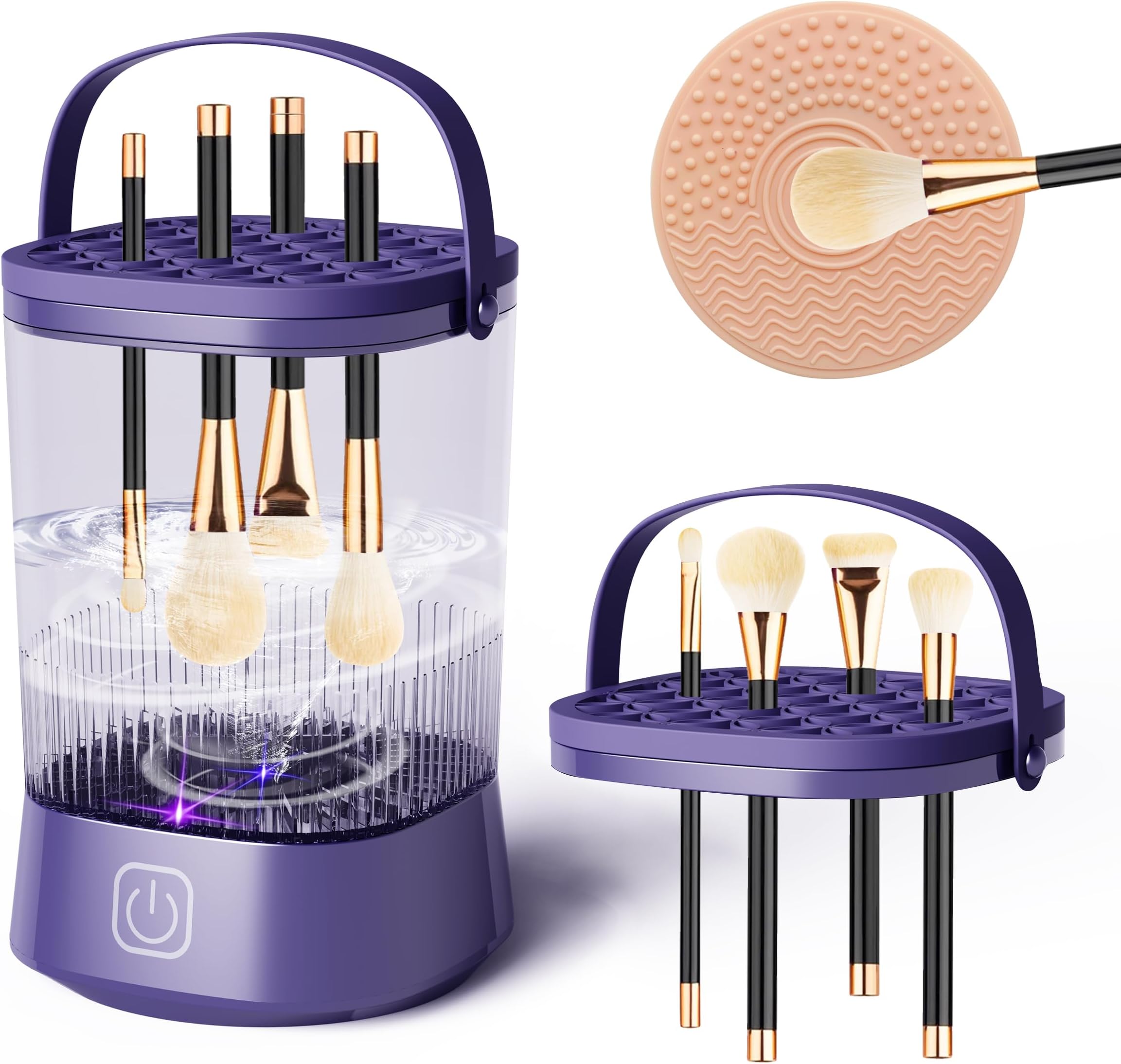Amazon.com: Makeup Brush Cleaner Machine - Electric Makeup Brush ...
