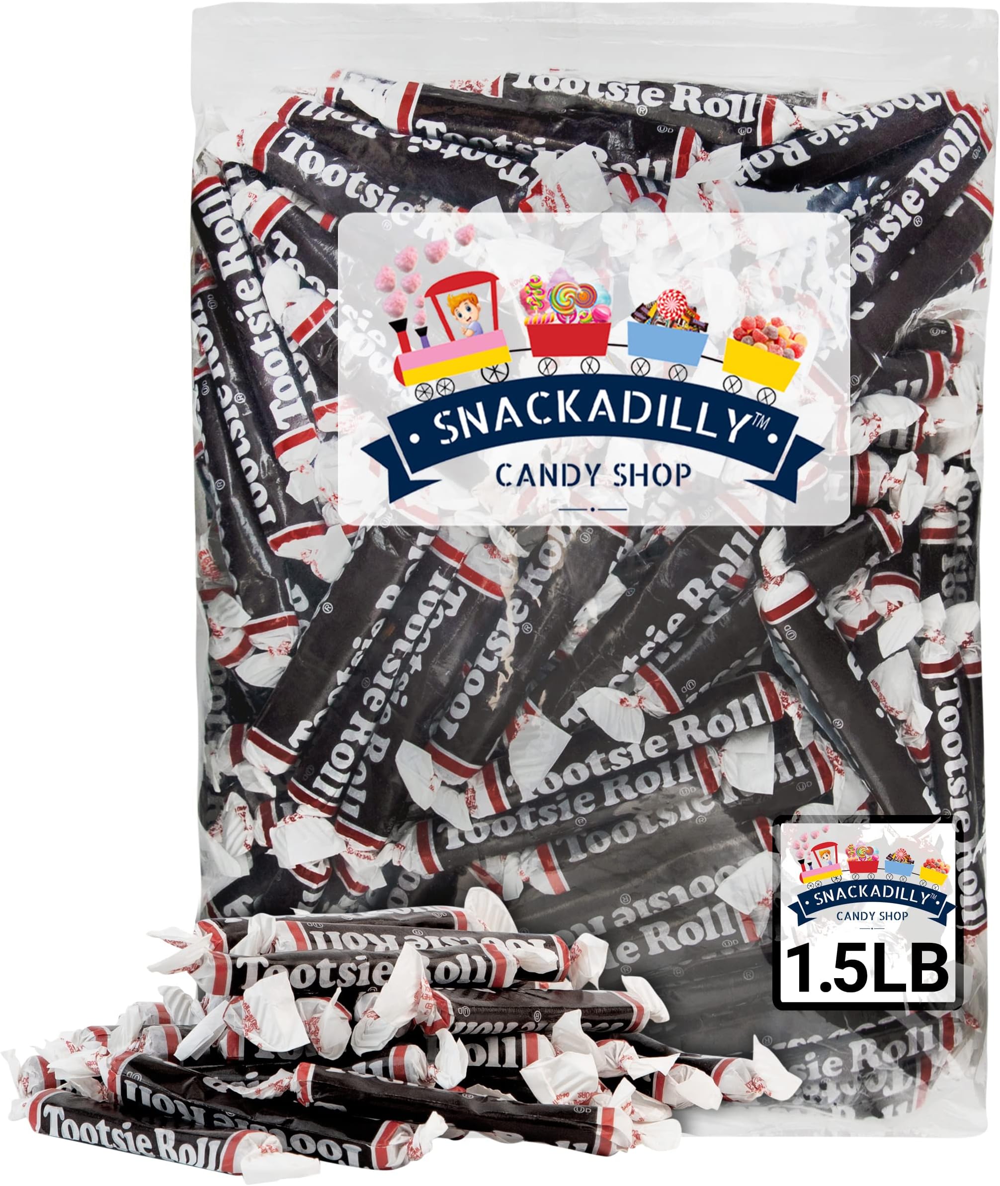 Amazon.com : Chocolate Rolls Full Size Chews - Chocolate Flavored Roll ...