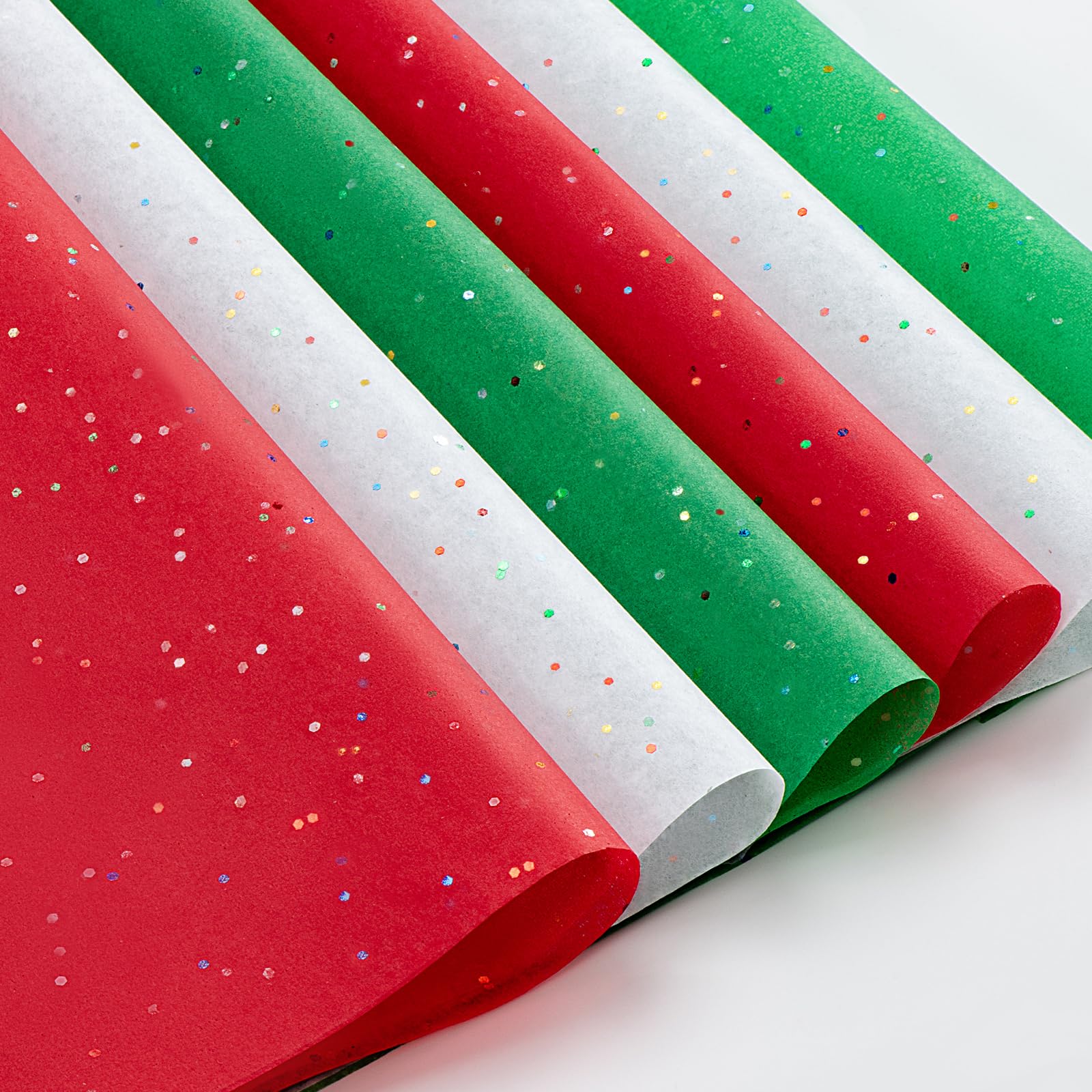 Snapklik.com : Glitter Christmas Tissue Paper For Gift Bags, 60 Sheets ...