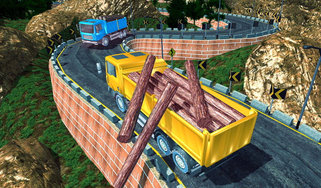 Uphill Offroad Euro Truck Driver Cargo Transport Driving Simulator ...