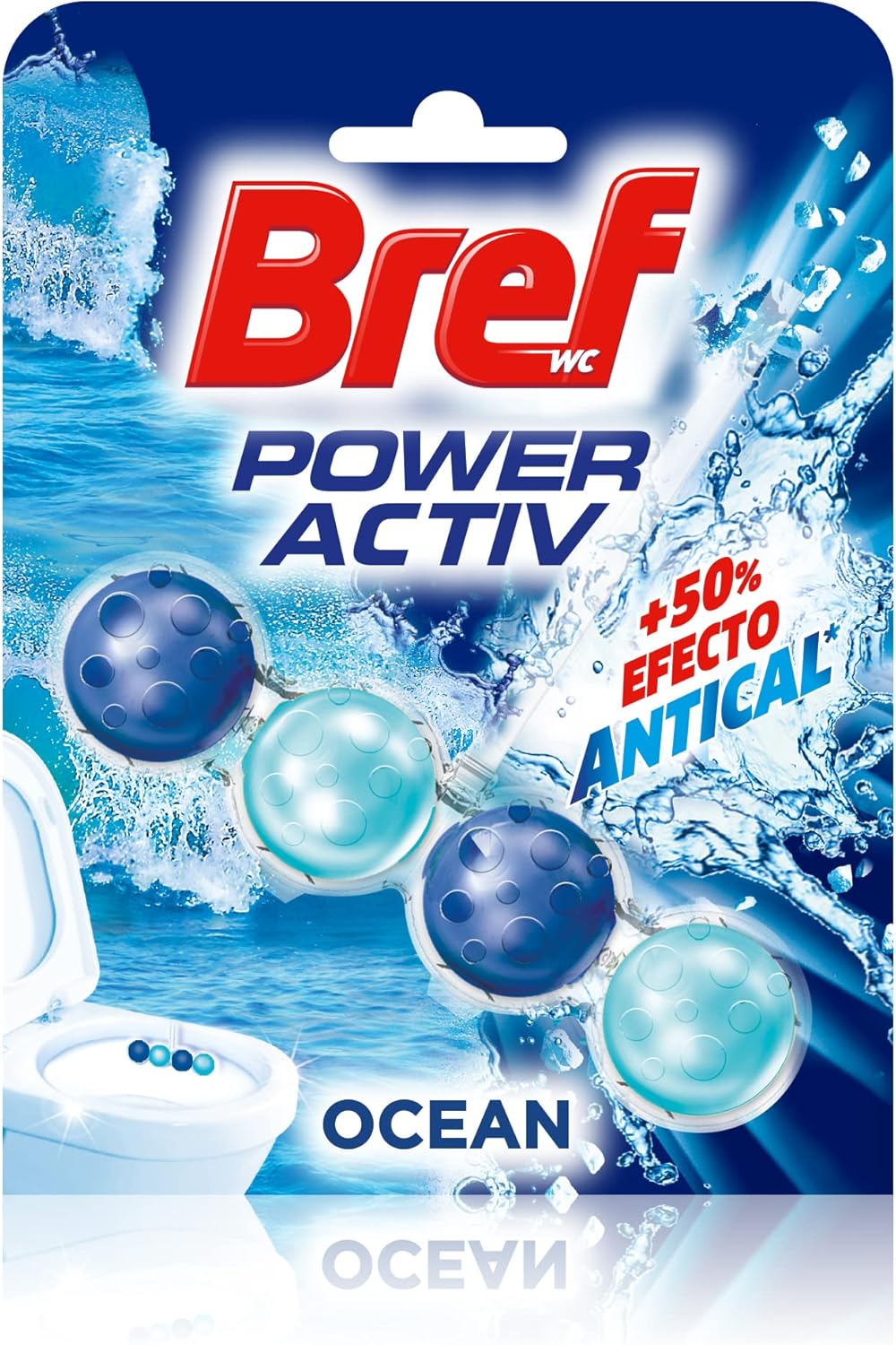 Pril Bref Wc Power Activ Blue Detergente Profumatore In Pastiglie ...
