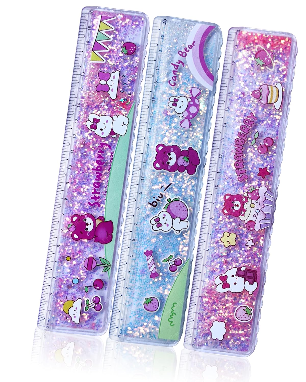 FunBlast Scale Ruler for Kids – Scale for Kids, Glitter Scales Ruler ...