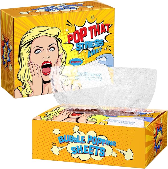 Amazon.com: WinnerWhy 2 Pcs Enjoyable Poppit Stress Relief Boxes Bubble ...