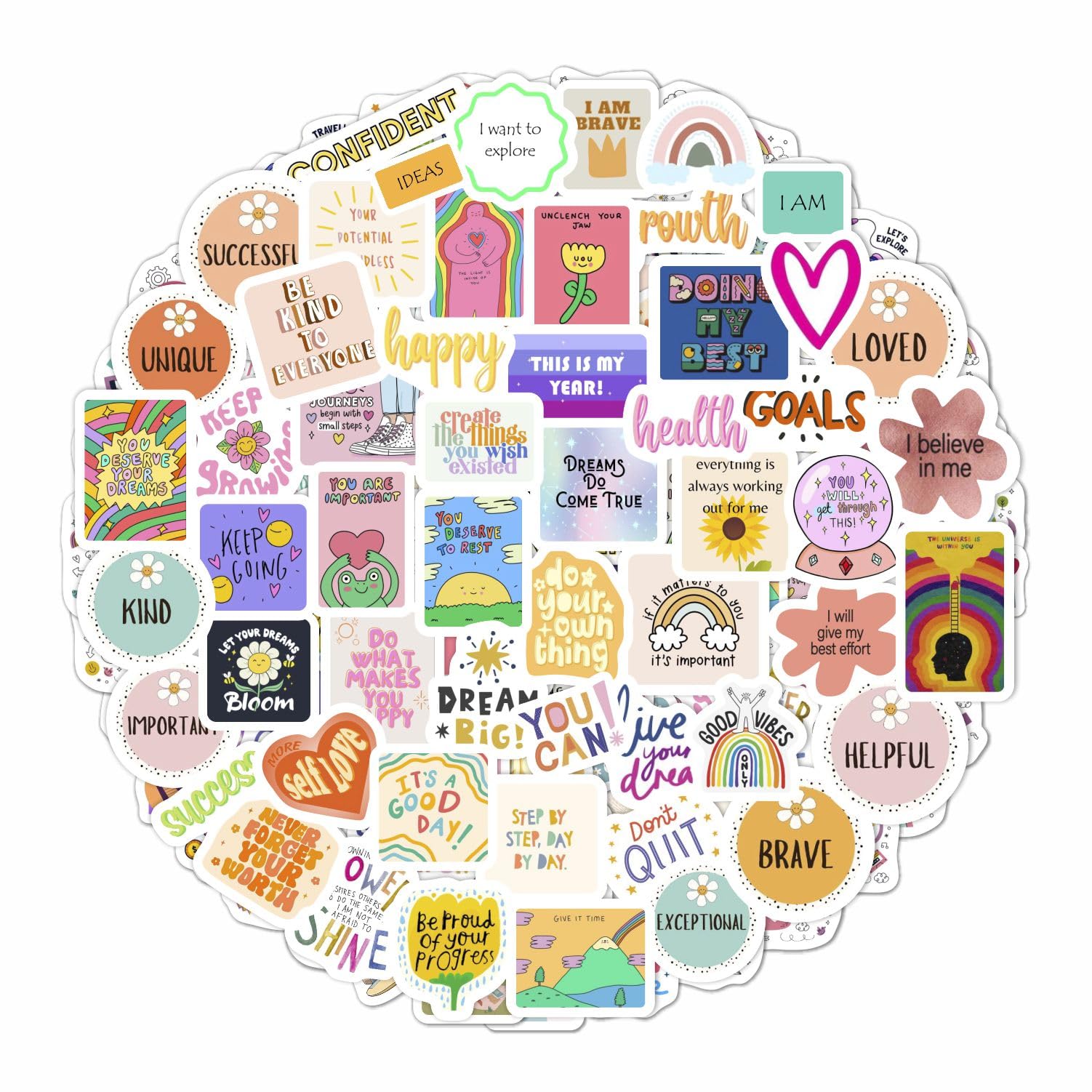 Amazon.com: Vision Board Stickers for Ki_ds, Vision Board Supplies Kit ...