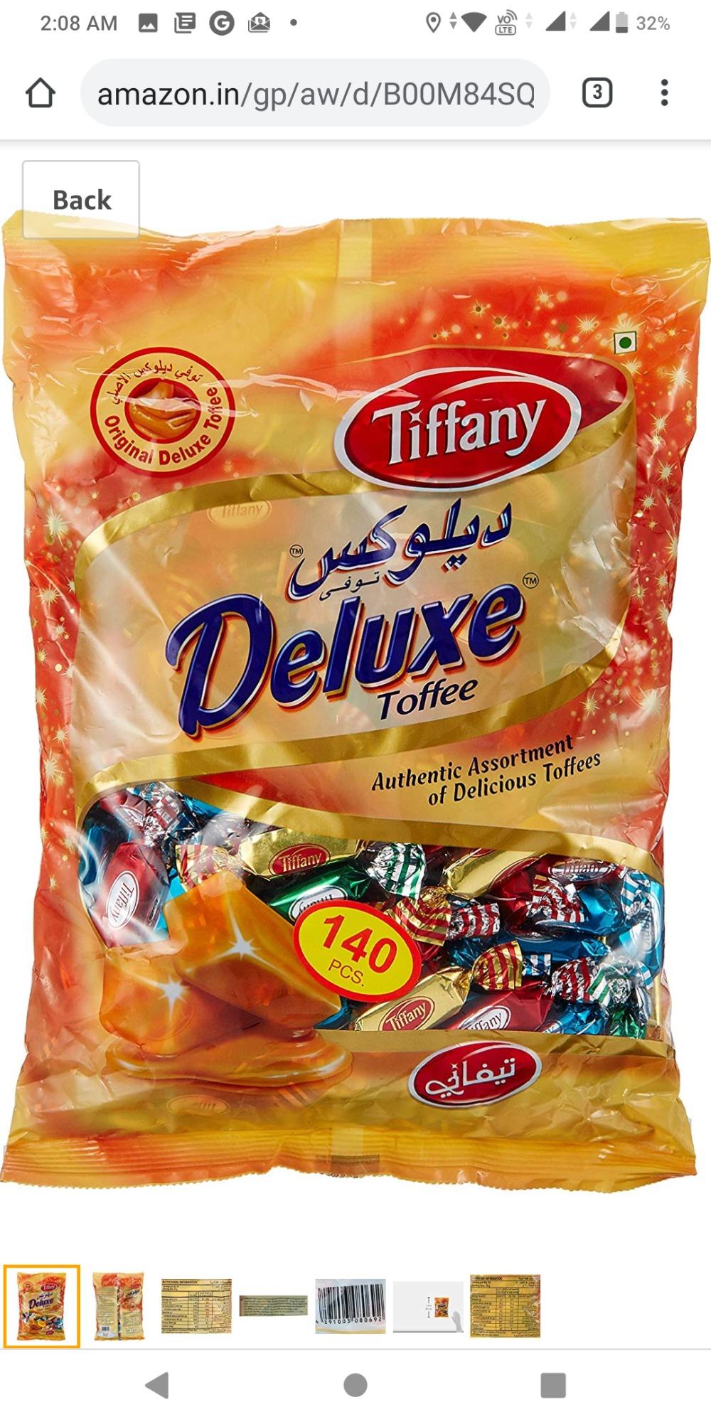 Tiffany Deluxe Toffee, 700 Grams ( Vegetarian ) : Amazon.in: Grocery ...