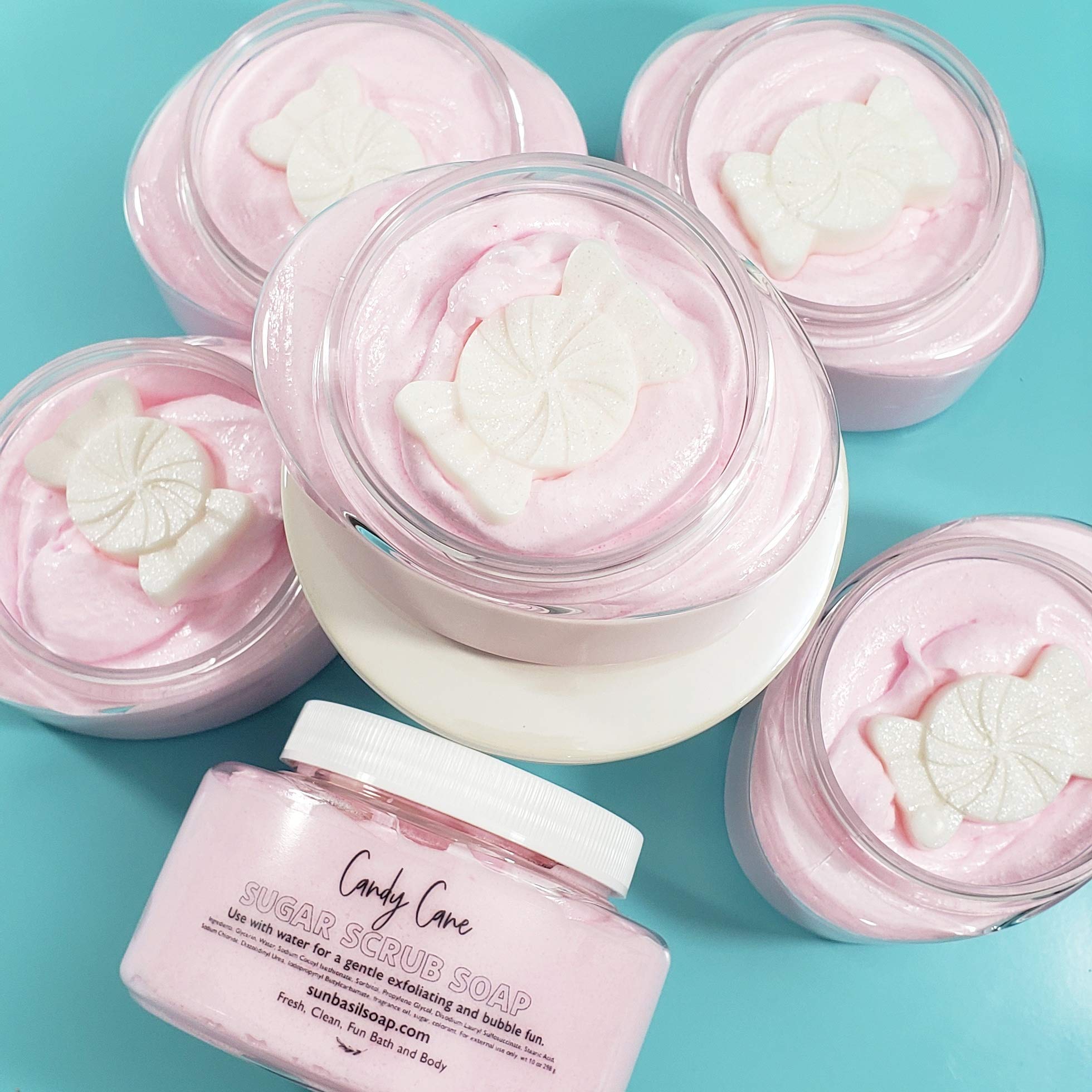 Candy Cane Whipped Soap