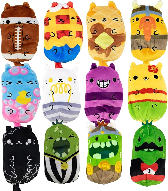 Amazon.com: Cats vs Pickles - 12-Pack #9-4" Cute Cuddly Collectible ...