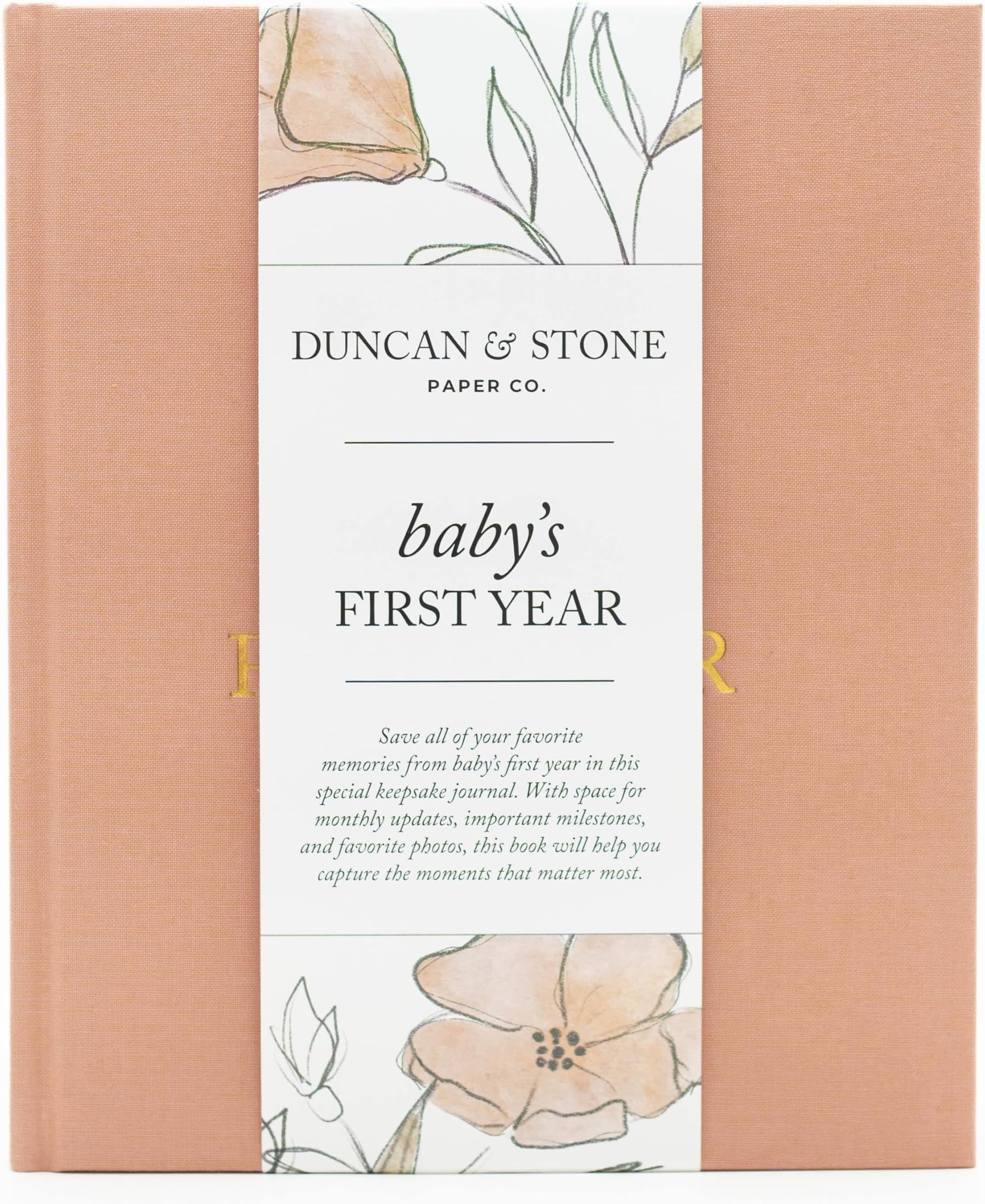 Amazon.com: Lucy Darling Baby Memory Book, Themed Baby First Year Book ...