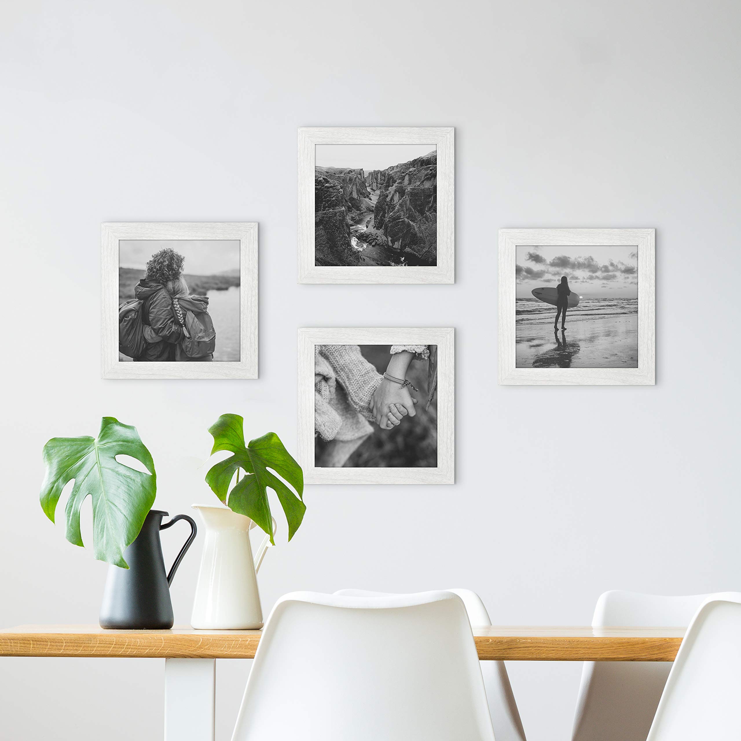 Snapklik.com : MCS Studio Gallery 8x8 Picture Frame White Woodgrain ...