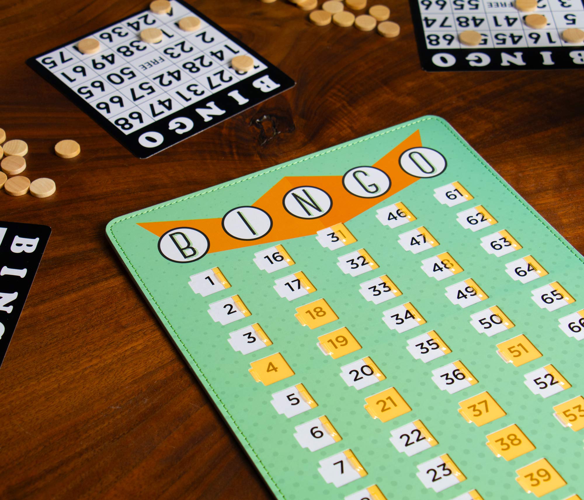 Jumbo Bingo Shutter Master Board - Giant Calling Card with Sliding ...