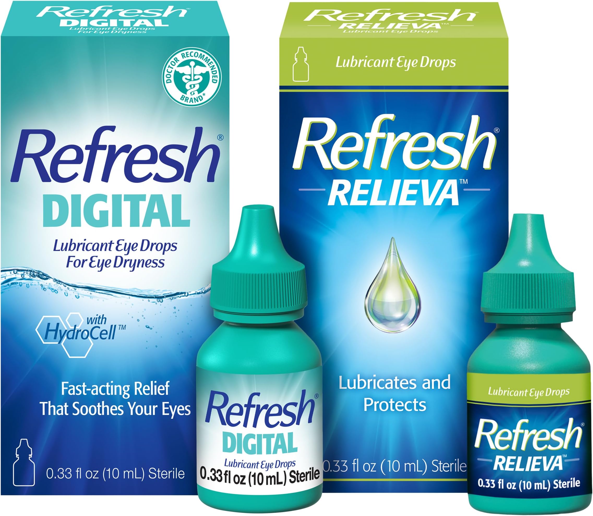 Amazon.com: Refresh Relieva Lubricant Eye Drops (0.33 Fl Oz) Digital ...