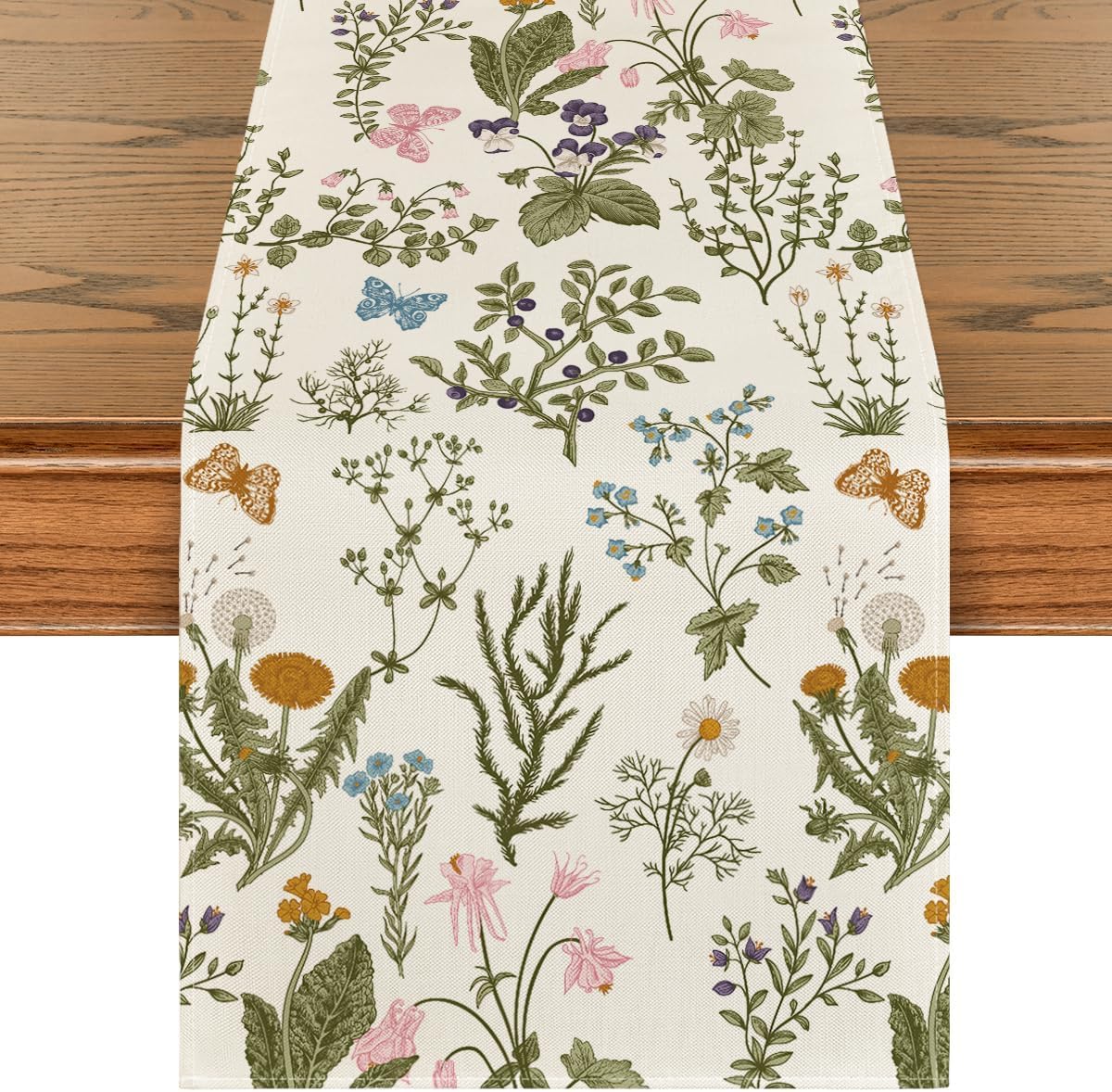 Amazon.com: Park Designs Dover Beige Table Runner 36" L : Home & Kitchen