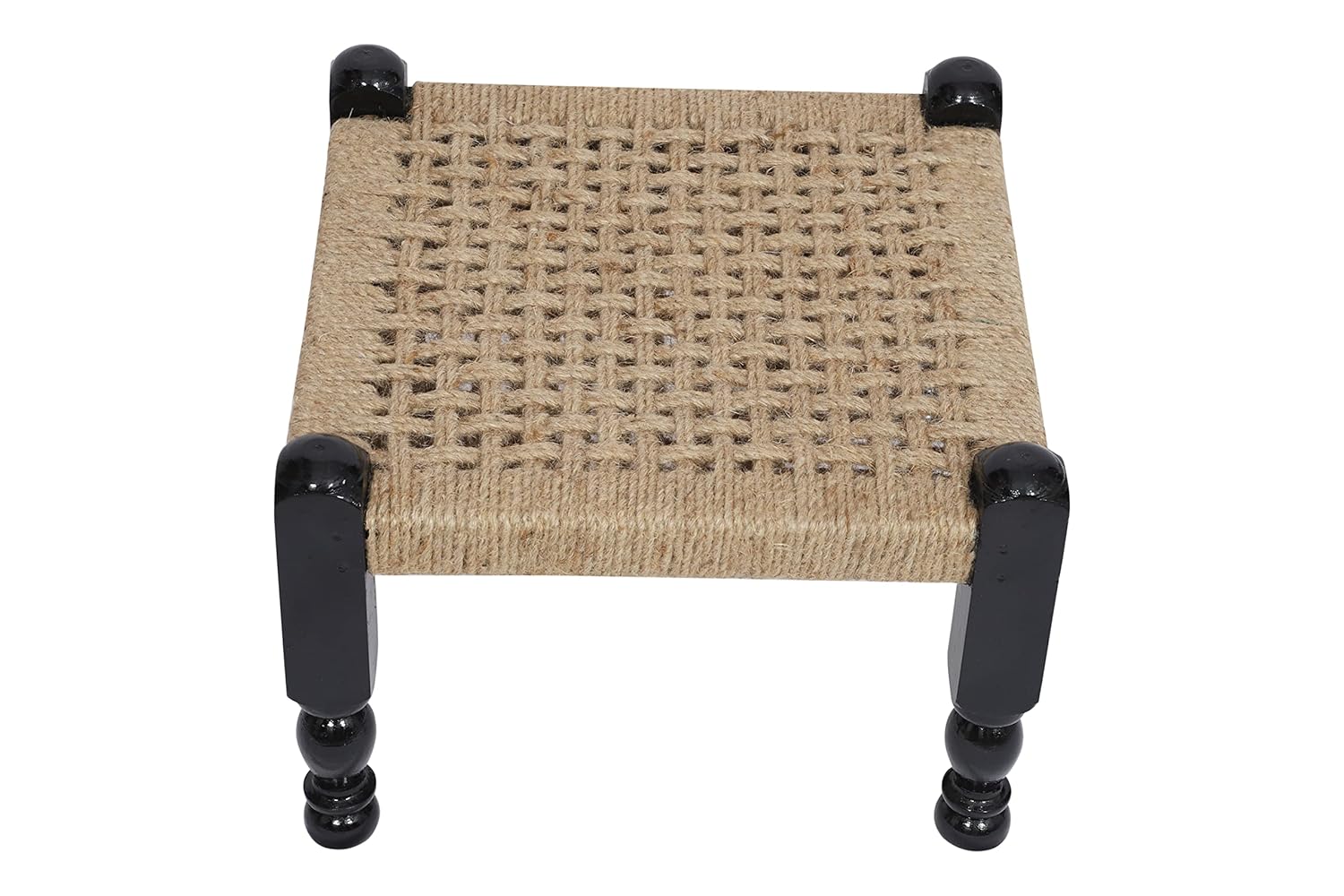 THE ROYAL CRAFTS Traditional Handicrafts Jute Rope Khatli Bajot Stool ...