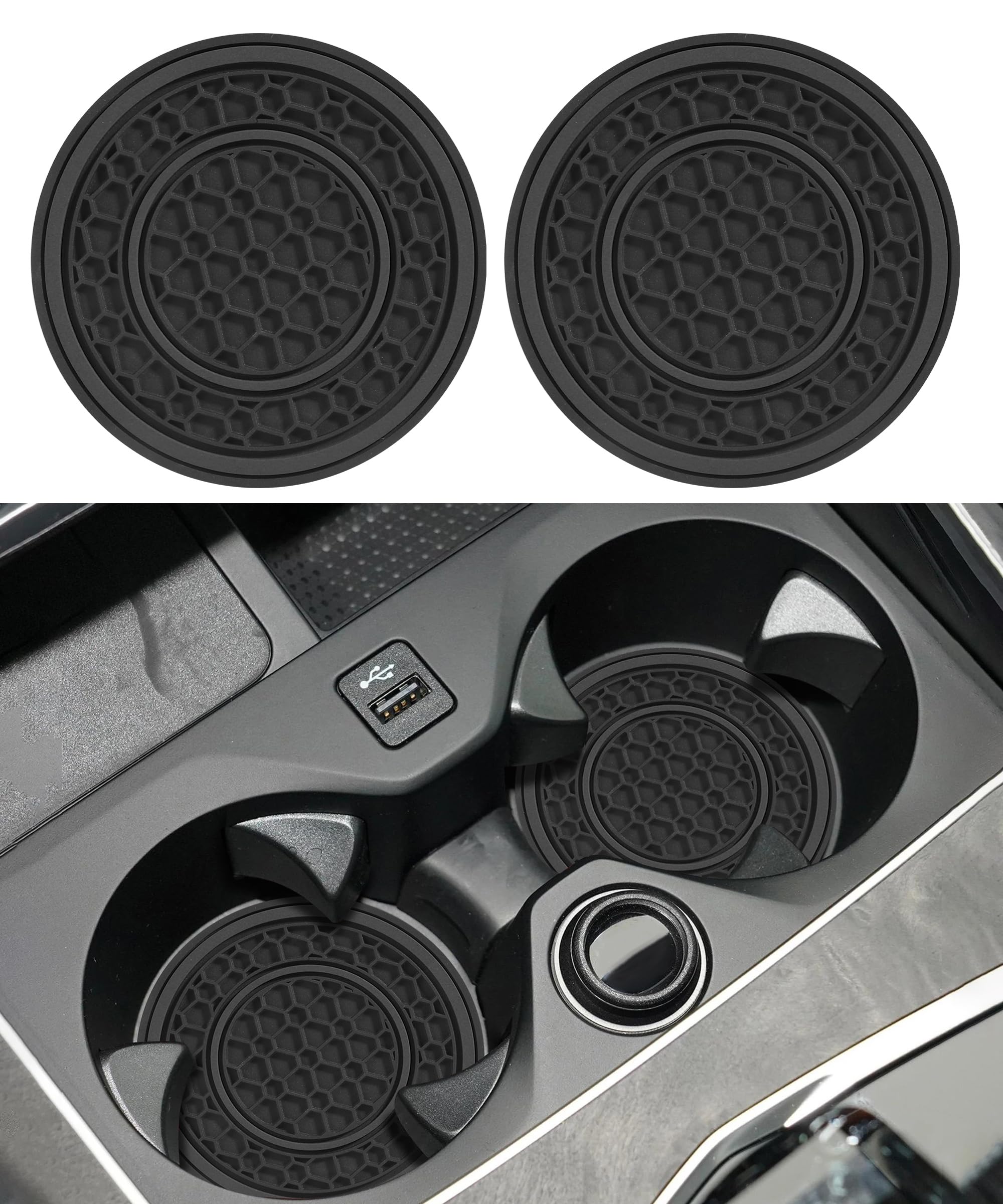 Amazon.com: UBOG 2PCS Car Coasters,Car Cup Coasters,Car Coasters for ...