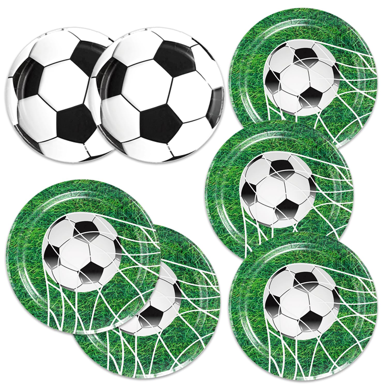 Amazon.com: soccer Party Plates and Napkins - 40 PCS soccer Birthday ...