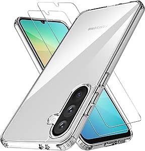 Amazon.com: Anoowkoa Designed for Samsung Galaxy A26 5G Case：Anti Yellowing Clear Phone Cover ...