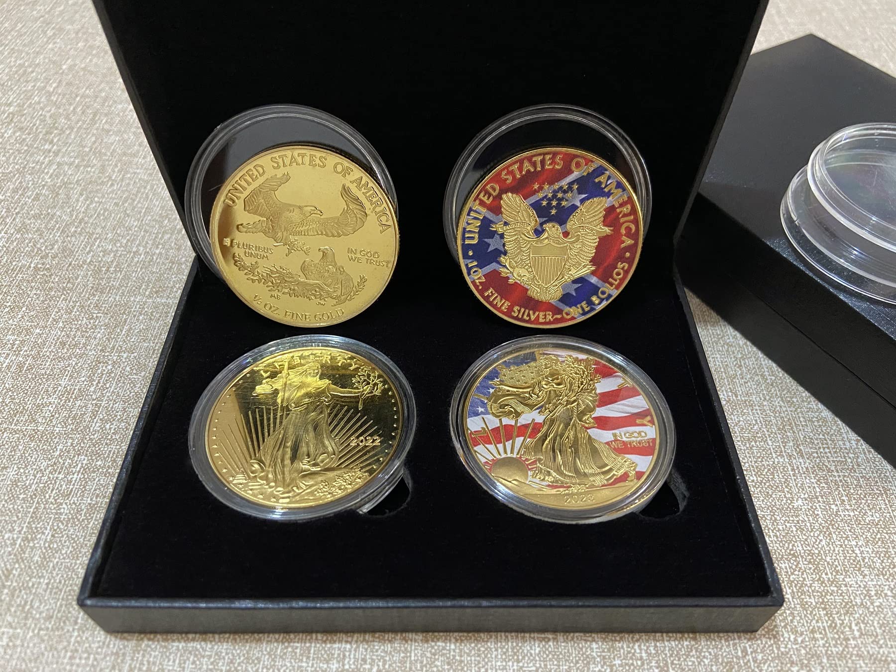 Snapklik.com : American Fine Gold & Silver Eagle Commemorative Coins ...