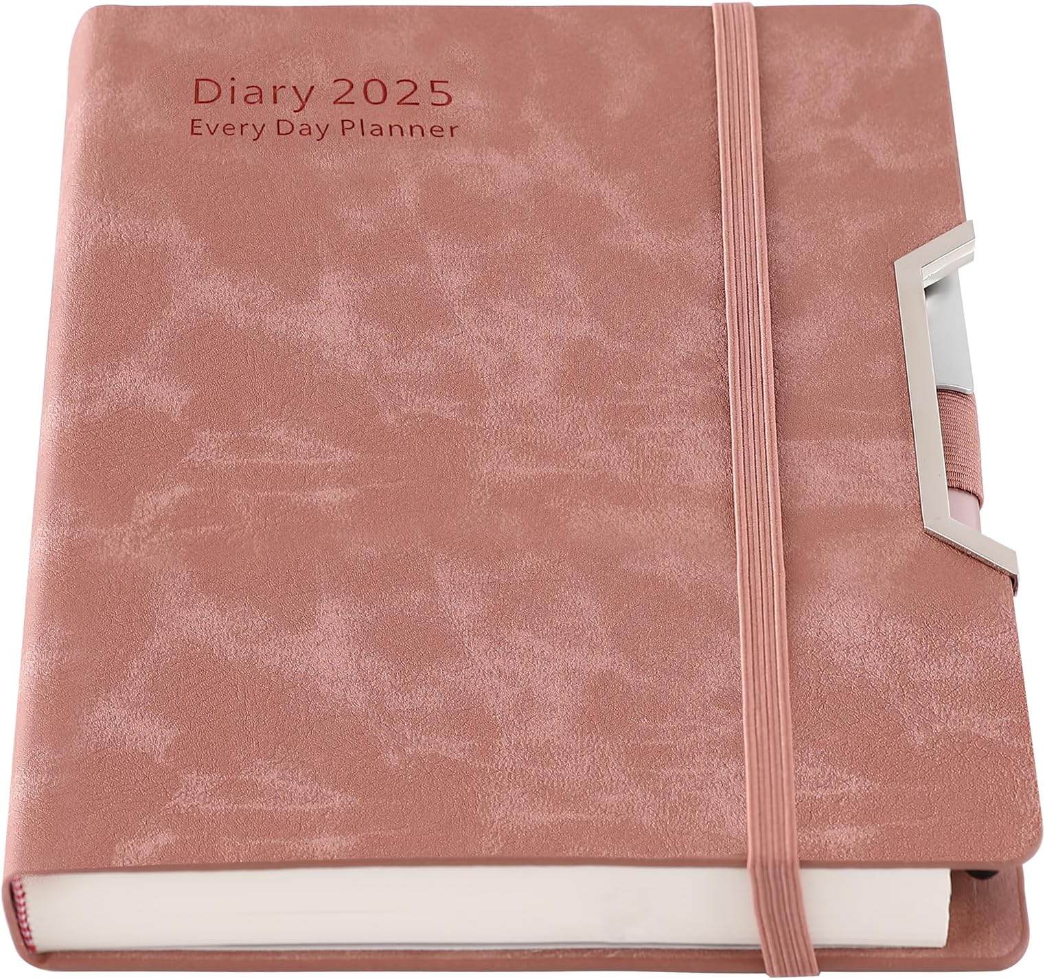Academic Diary 2025,Diary 2025 Day Per Page, Hardcover Organized from Jan 2025 to Dec 2025 ...