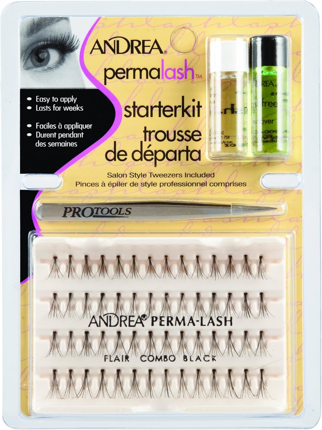 Amazon.com: Andrea Permalash Starter Kit, 1-Count (Pack of 2 ...