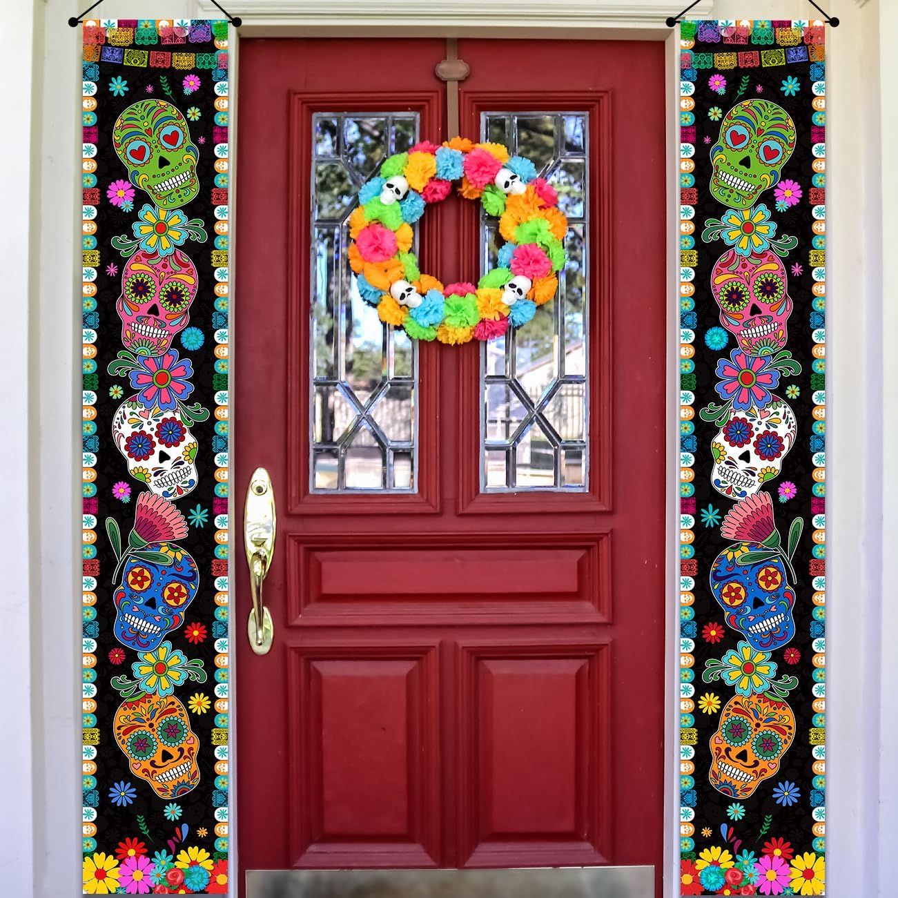 Amazon.com : Day of The Dead Decorations Dia De Los Muertos Decor ...