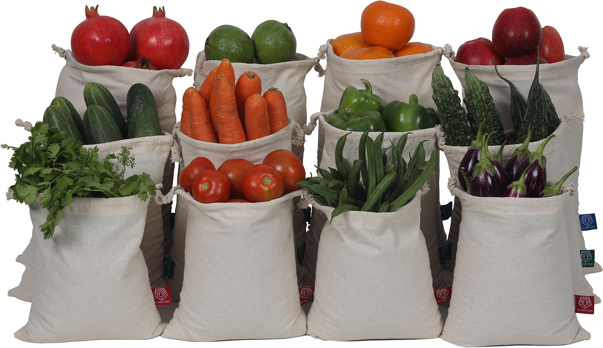Buy Mega Bags Plastic and Cotton Vegetable Protector Storage Fridge ...