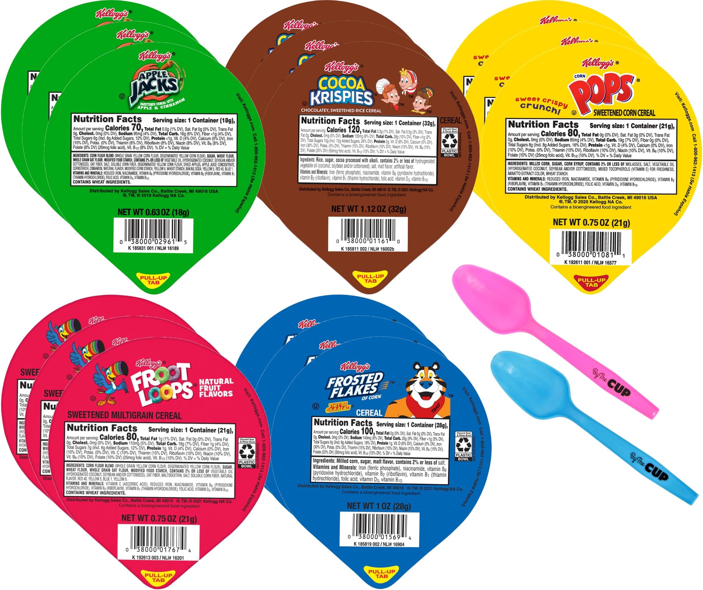Amazon.com: Mini Cereal Boxes Variety Pack - Single Serve Breakfast ...