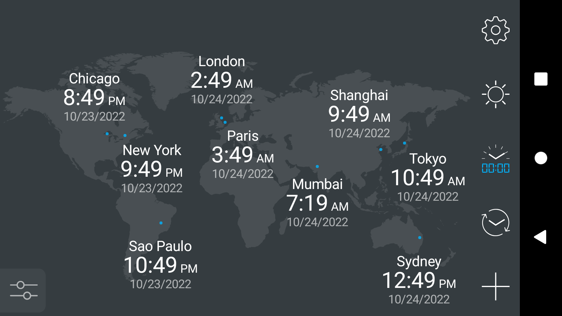 map:clock - World Map & Clock - App on the Amazon Appstore