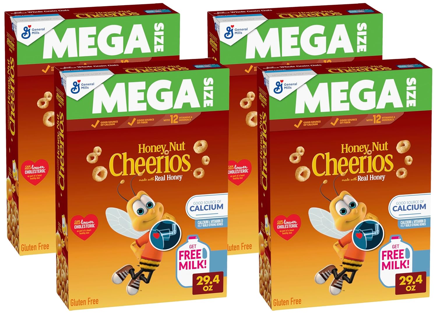 Amazon.com: Cheerios Honey Nut Cheerios Heart Healthy Breakfast Cereal ...