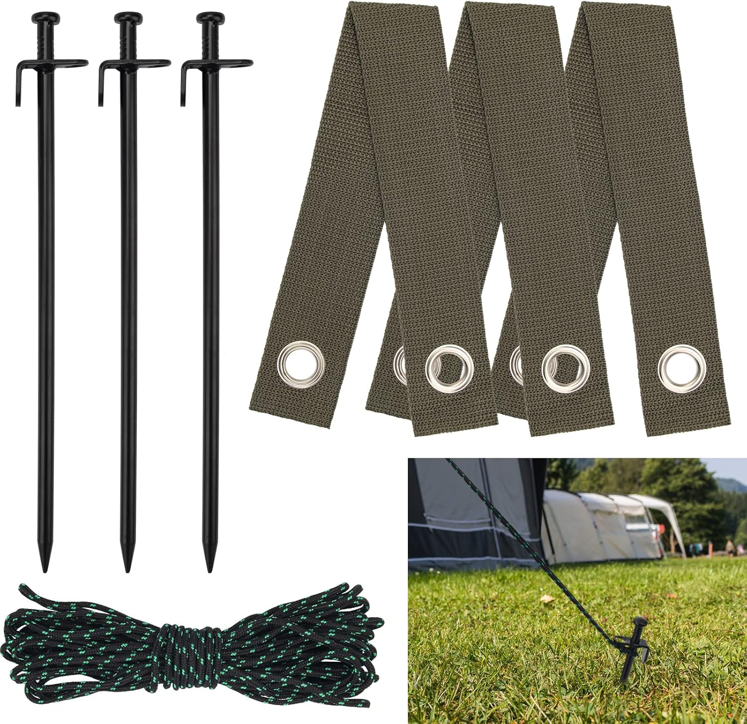 Amazon.com : 7Pcs Tree Staking Kit, Coldairsoap Tree Supports for ...