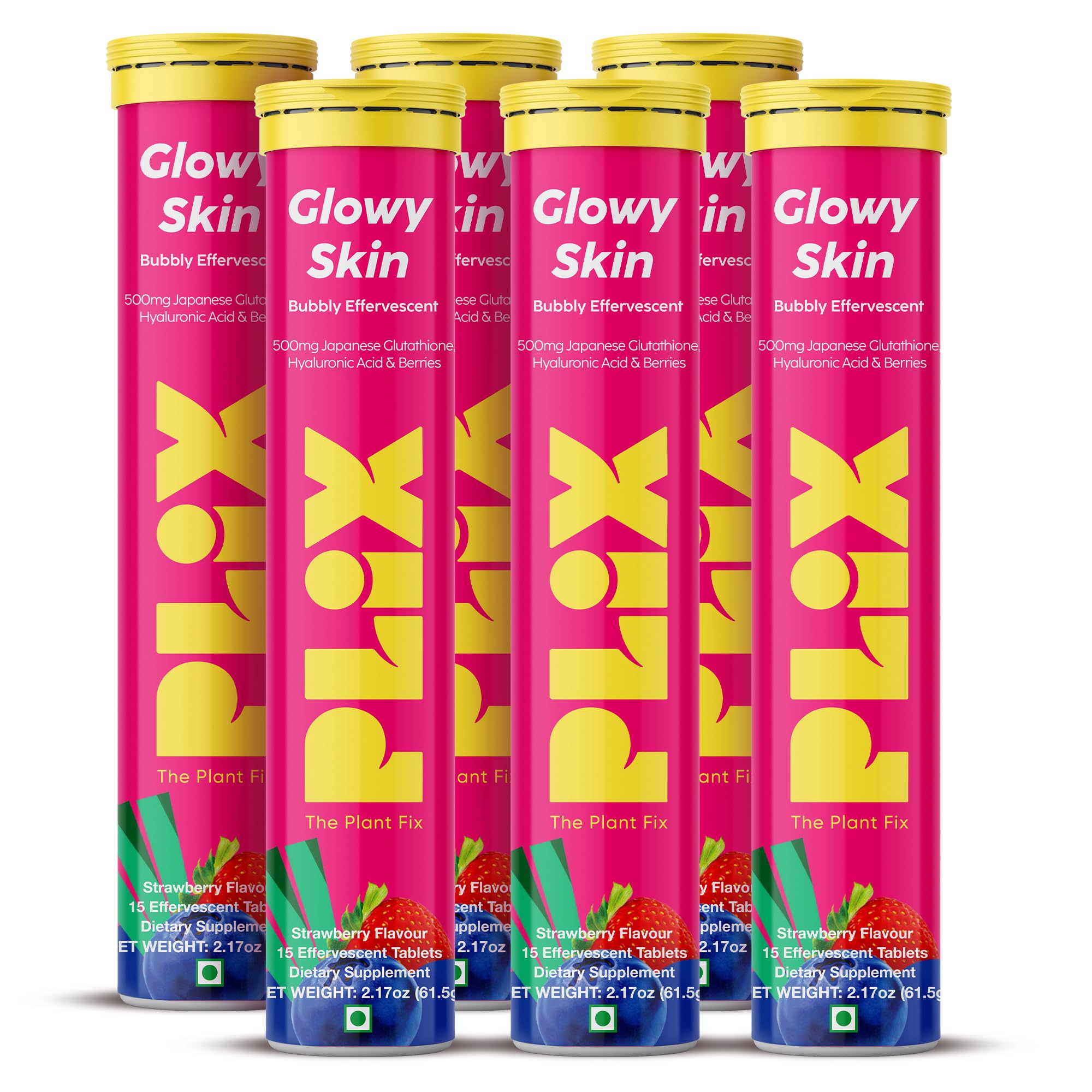 Amazon.com: PLIX Glutathione Supplement 500mg Effervescent Tablets with ...