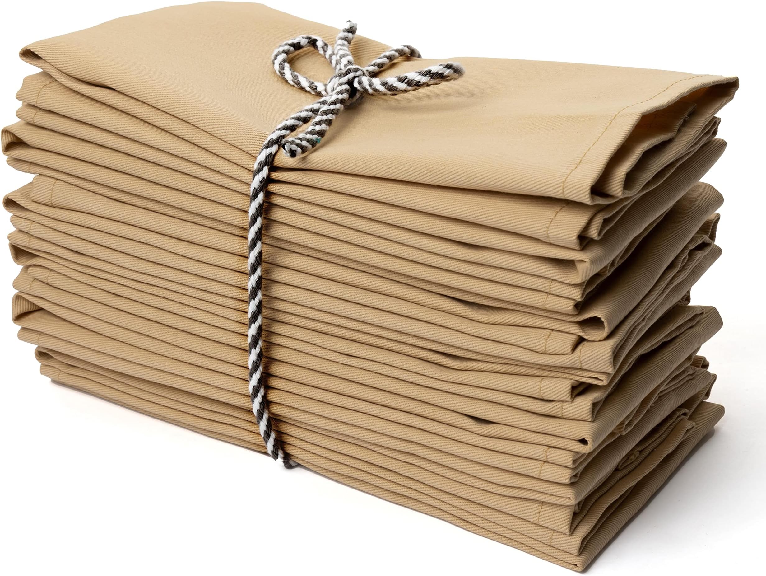 Amazon.com: Cloth Napkins Set of 12 by Nest Above - Blue Cotton & Linen ...