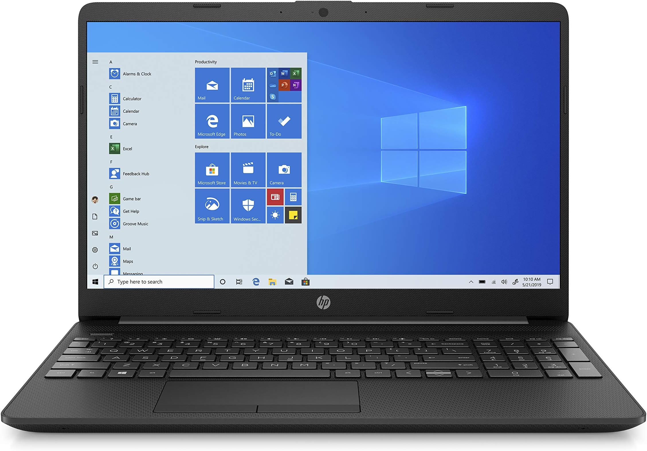 HP 15 10th Gen Intel Core i5 15.6 inches FHD Laptop (Intel i5-10210U ...