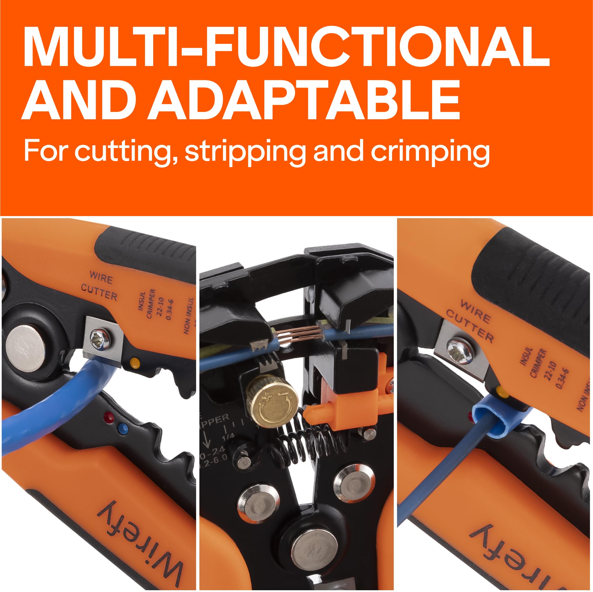 Snapklik.com : Automatic Wire Stripper Tool - Self Adjusting Wire ...