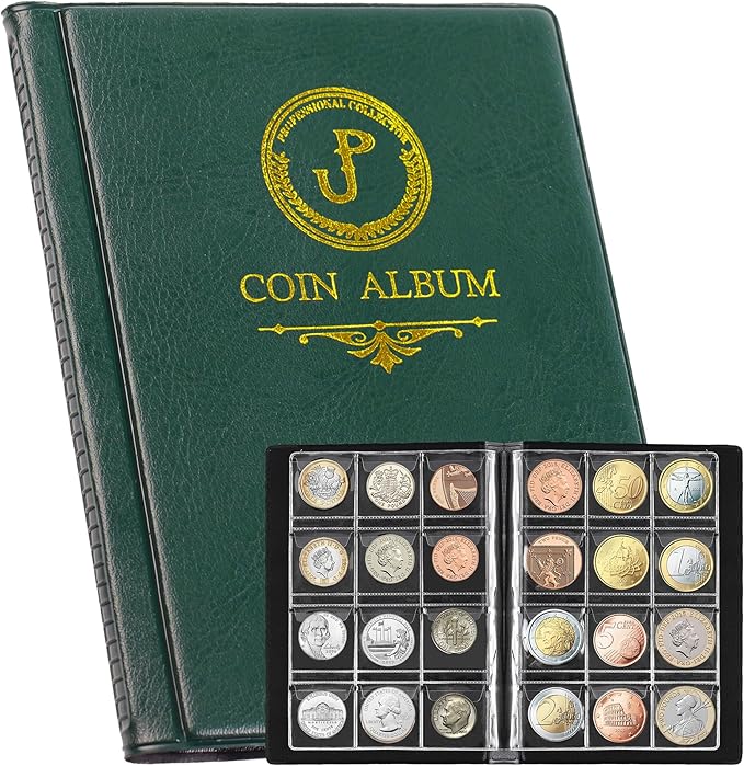 Amazon.com: Uncle Paul Coin Album Coin Holder Coin Collection Book for ...