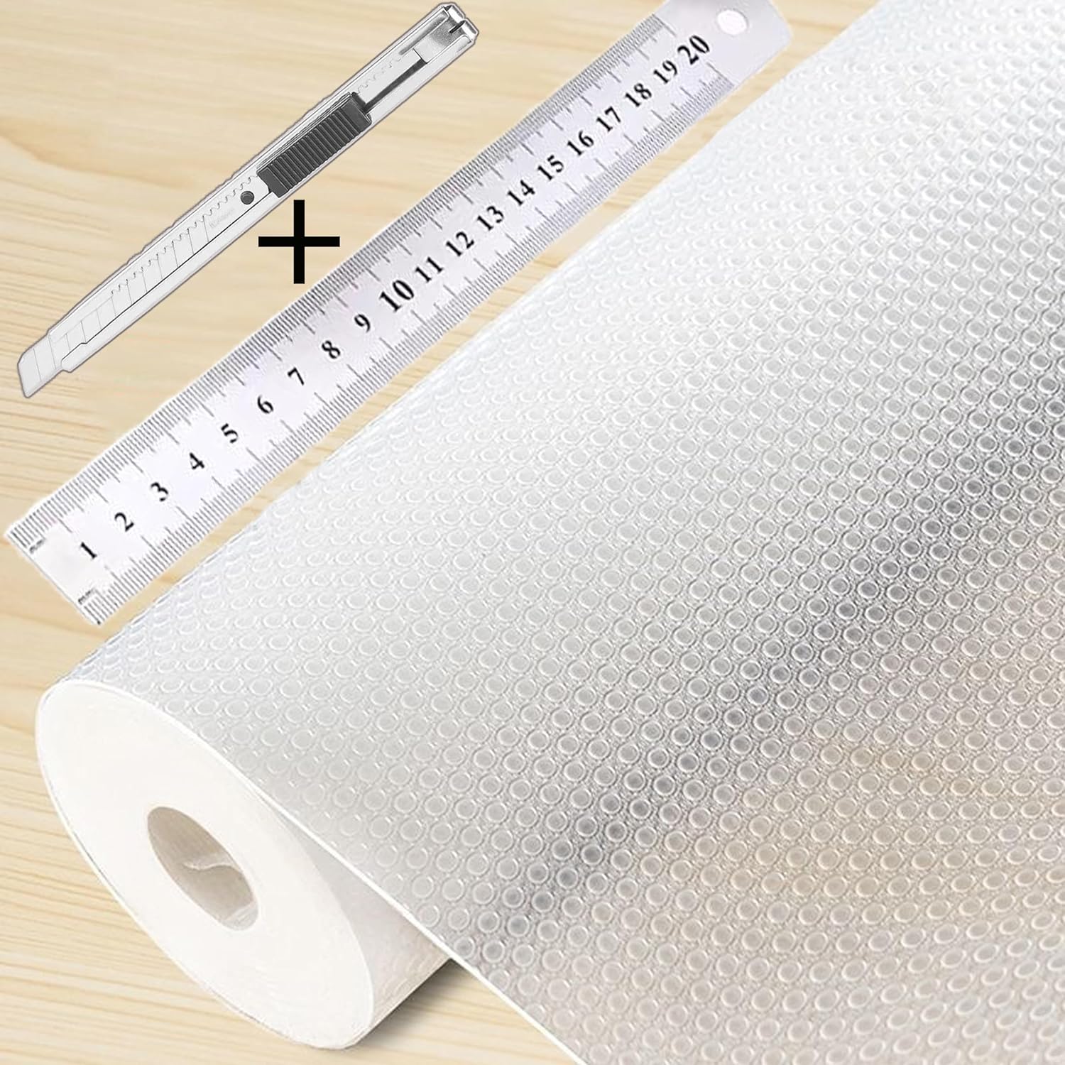 Amazon.com - Wire Shelf Liner 12x197'' Clear Shelf Liner,0.8mm Thicken ...