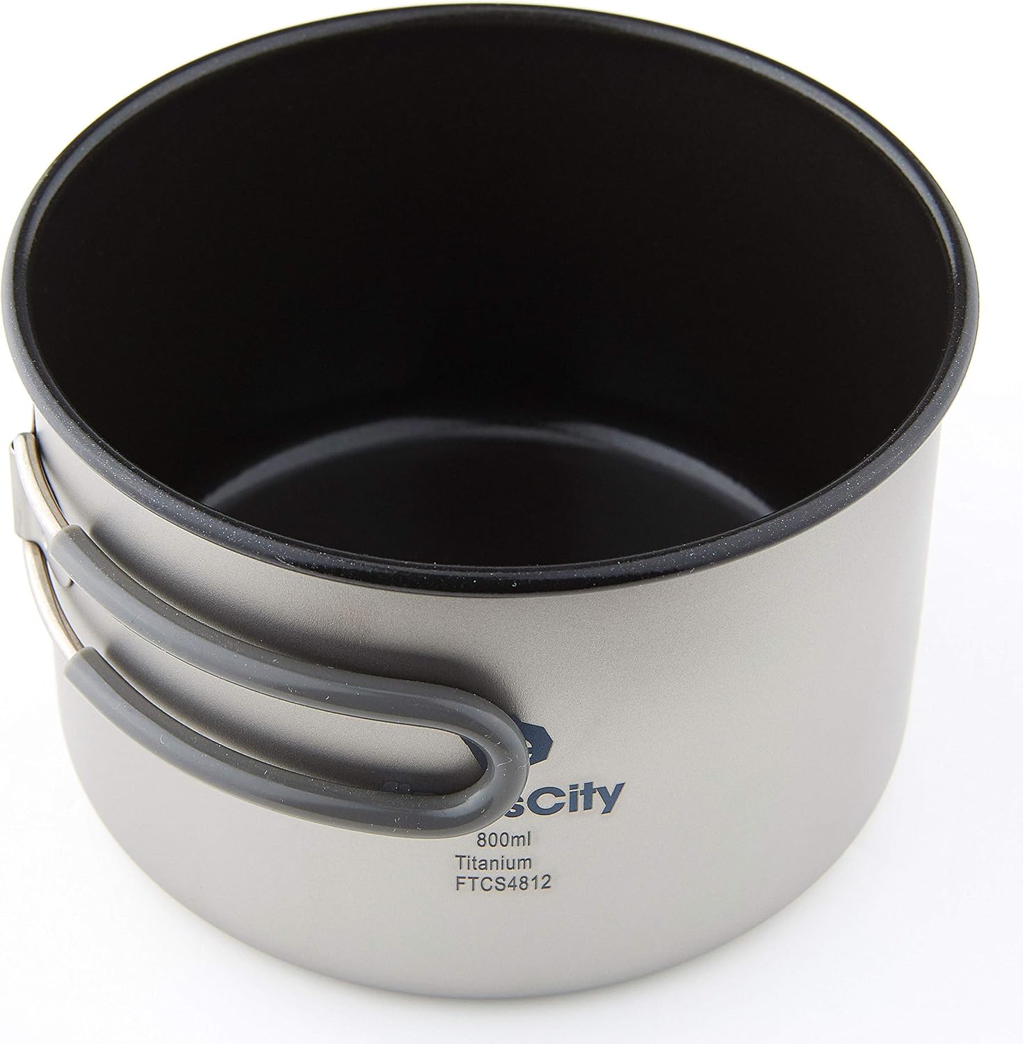 Amazon.com : Non-Stick 1.2L or 800ml Titanium Pot or 400ml Non-Stick ...