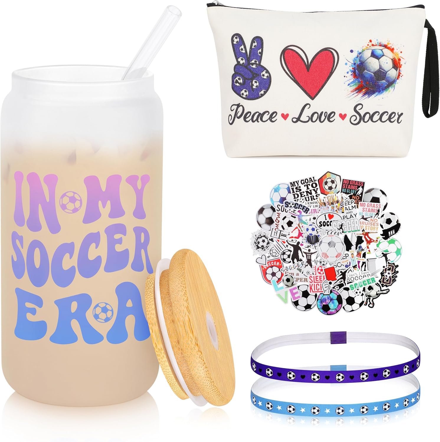 Amazon.com: JoycuFF Soccer Gifts for Girl Women Soccer Accessories ...