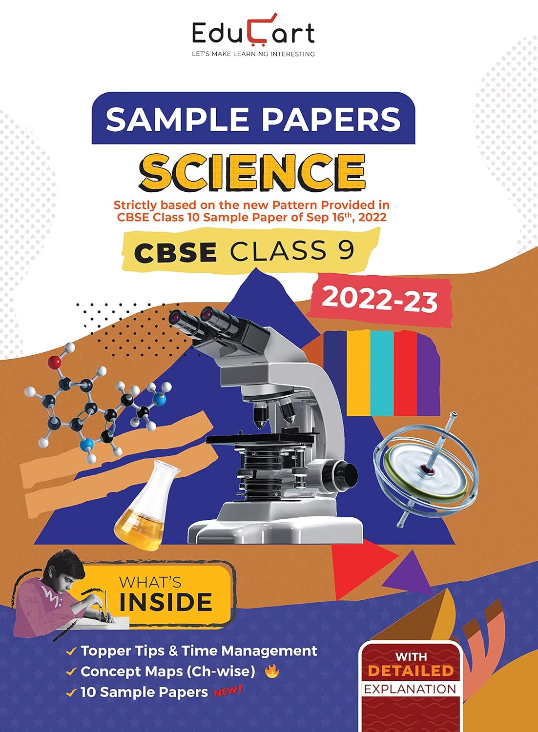 Educart CBSE Class 9 SCIENCE Sample Papers 2022-23 (With Detailed ...