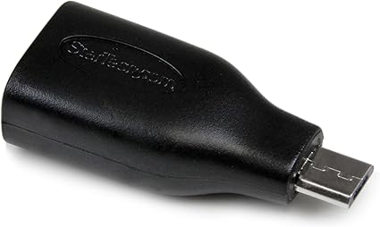 Amazon.com: StarTech.com Micro USB OTG to USB Adapter - Micro USB Male ...