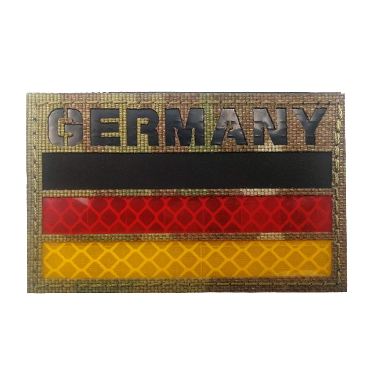 Infrared Reflective IR Germany Flag Patch, German National Flag DIY ...