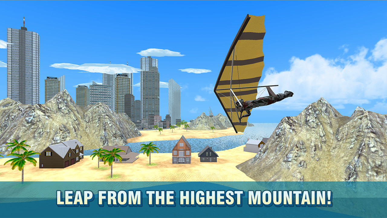 Real Hang Gliding Flying Simulator: Aerial Rush Skydiving Game - App on ...