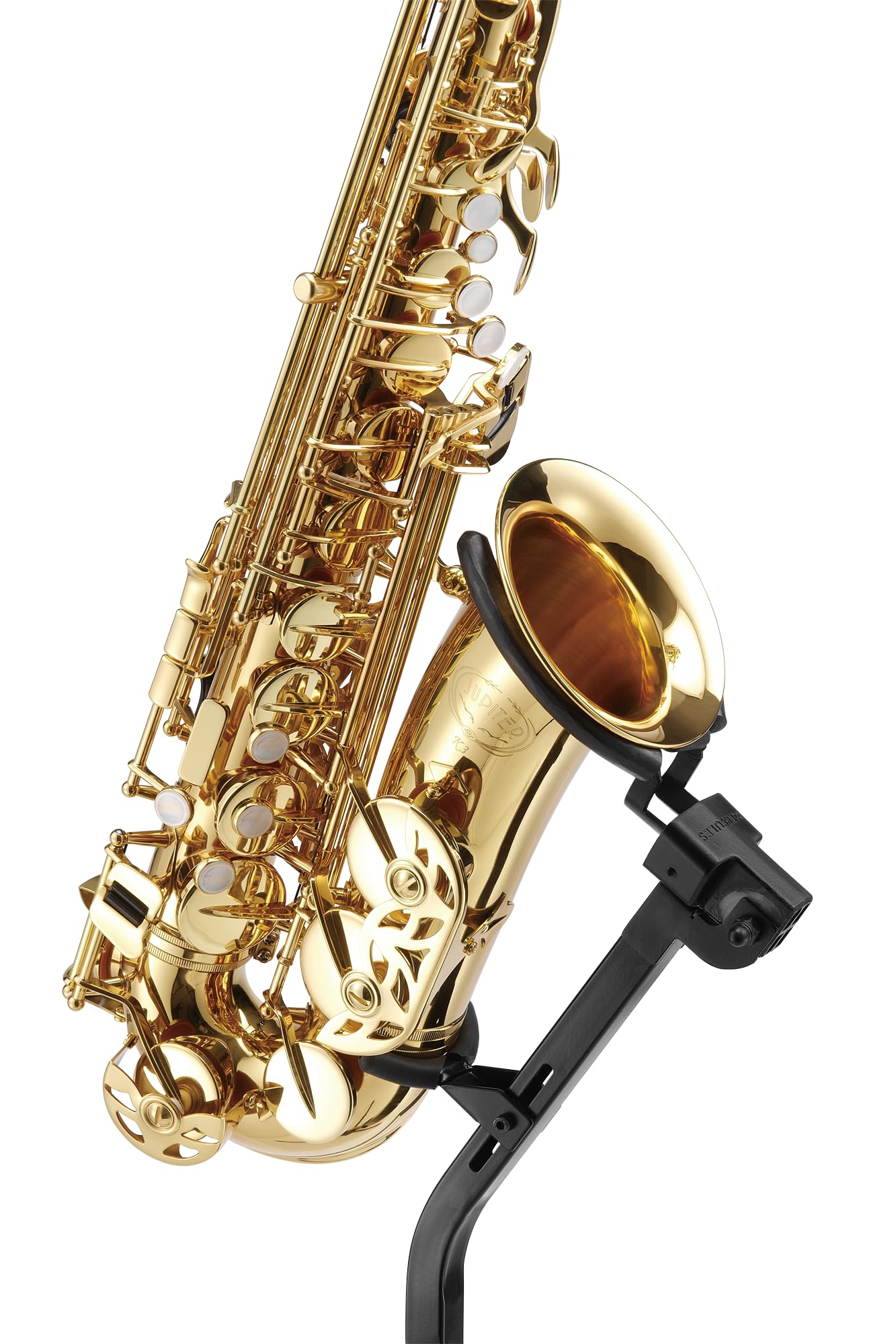 Snapklik.com : Hercules DS730B Auto Grip Alto/Tenor Sax Stand Black
