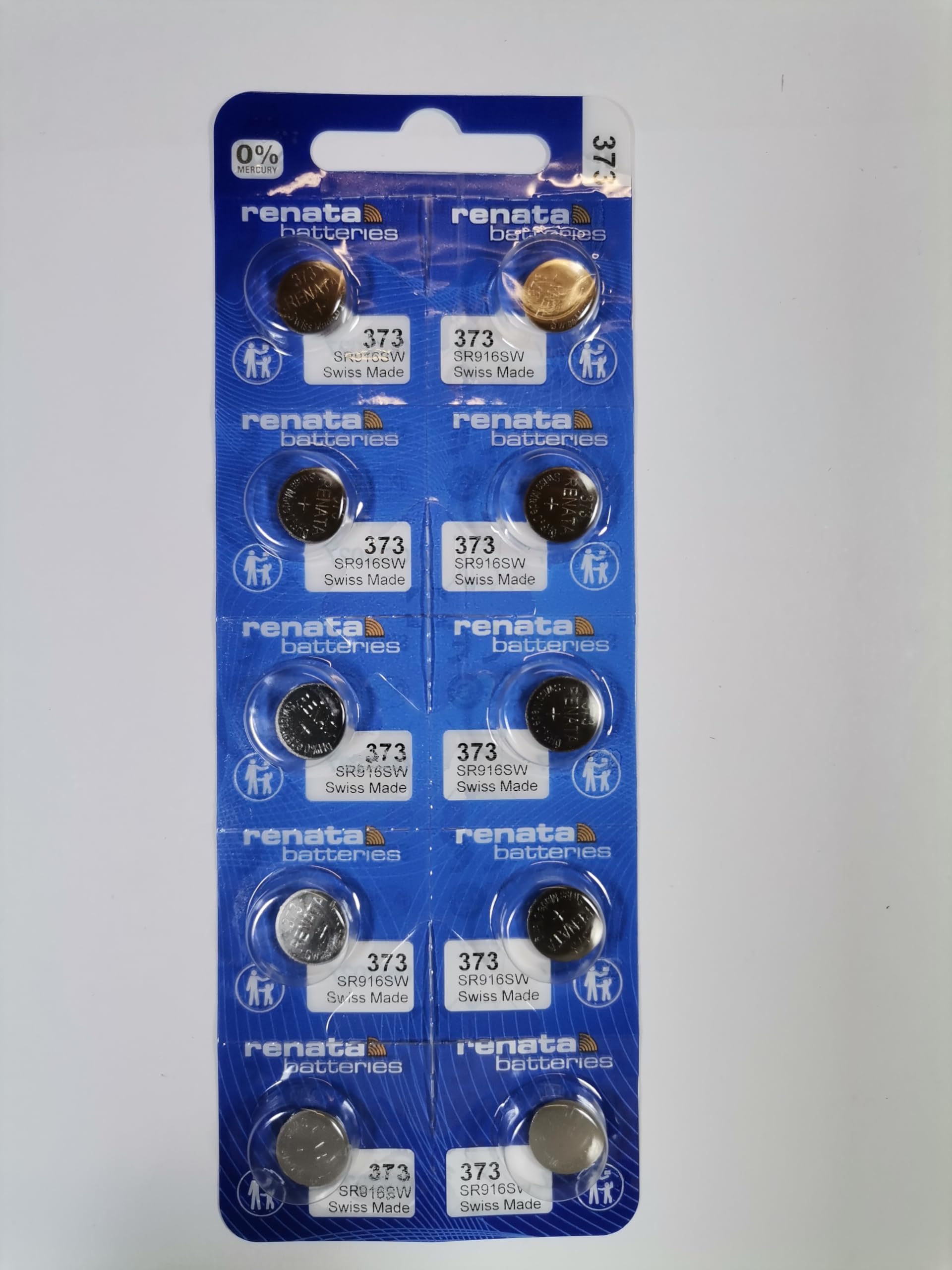 1 x Renata 373 Swiss Made Lithium Coin Cell Battery SR916SW: Amazon.co ...