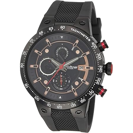 Titan Octane Signature Analog Black Dial Men's Watch-1761KP02 ...