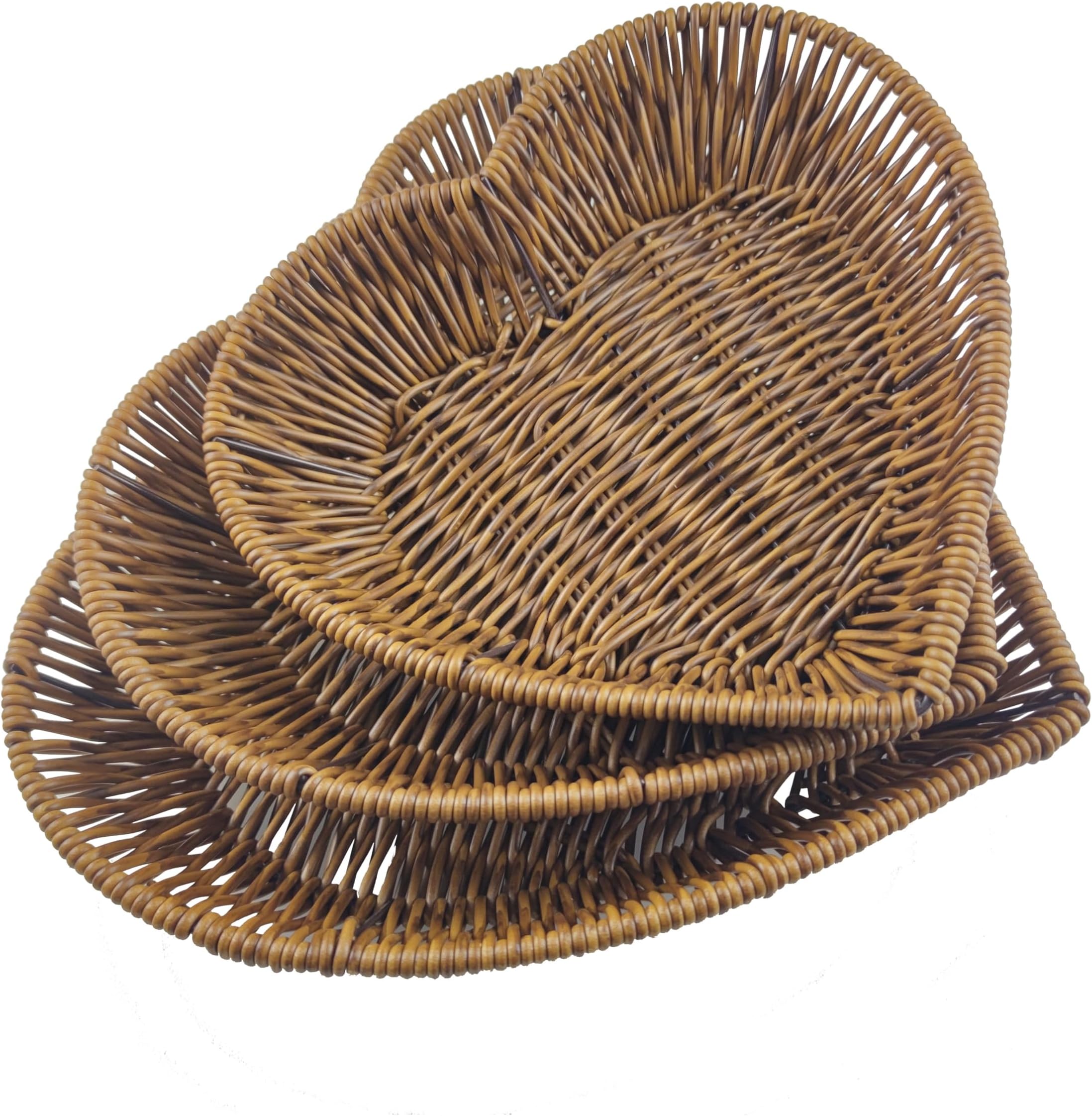 Amazon.com: BinaryABC Heart Shaped Rattan Basket,Fruit Vegetables Bread ...