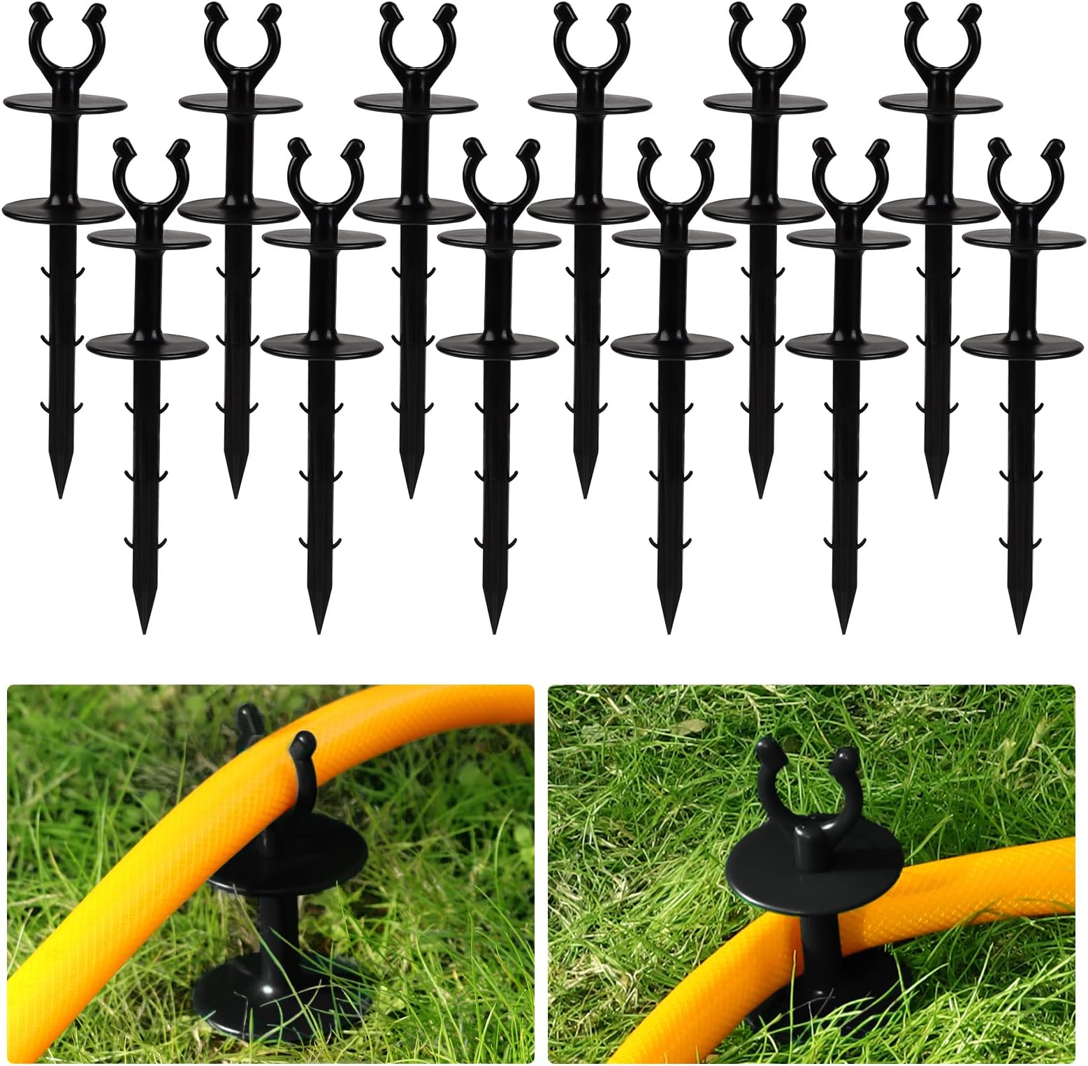 Amazon.com: 2 In 1 Garden Hose Guide Universal 10 Inch Hose Guide ...